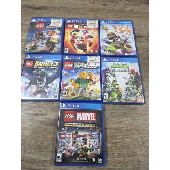 Video Games & Consoles | 7 Ps4 Games Kids Bundle Lego Plants Vs Zombies ...